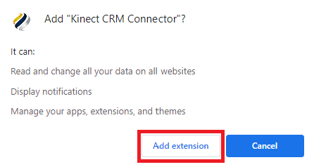 Kinect CRM Connector
